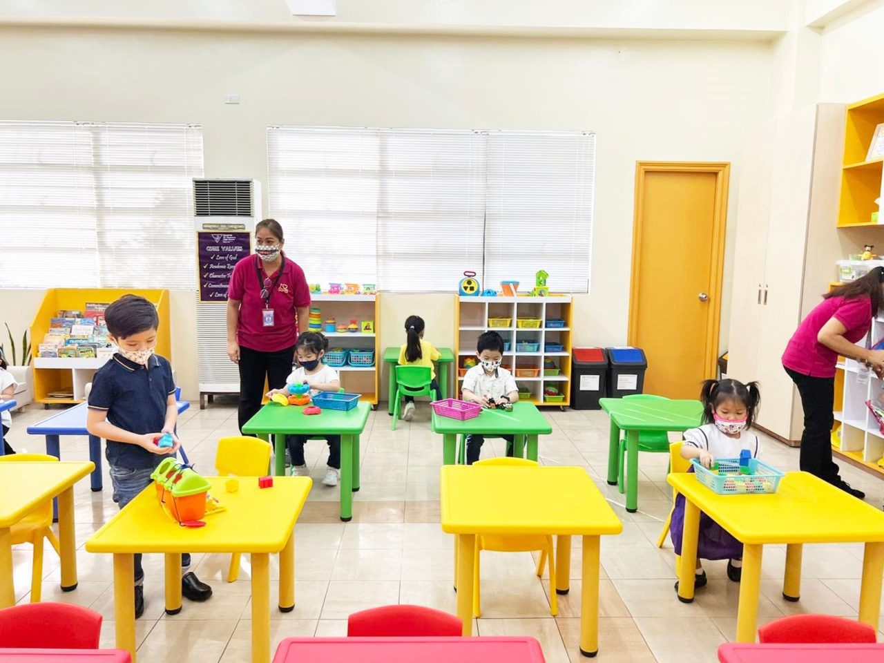 Revamped Early Childhood Classrooms and Hallways